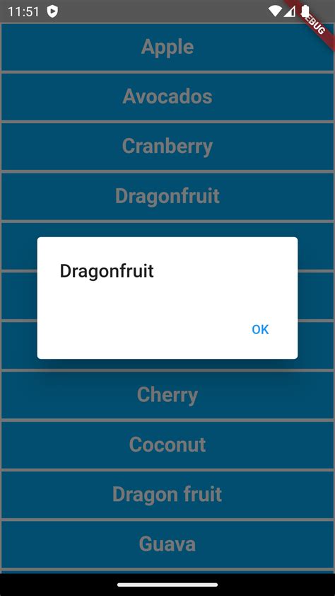 Flutter Get Listview Selected Item In Alert Dialog