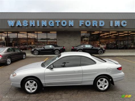2003 Silver Frost Metallic Ford Escort Zx2 Coupe 61499615 Photo 12