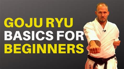 Goju Ryu Karate Stances