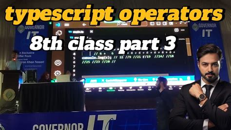 Typescript Operators 8th Class Part 3 Irfan Sindhi Vlogs Youtube