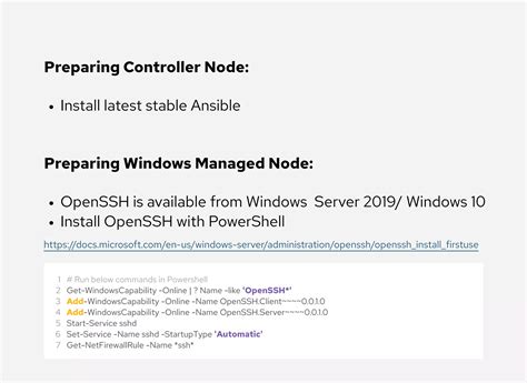 Manage Windows Like Linux Via Ssh Using Ansible Ppt
