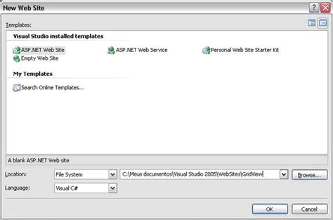 Visual Web Developer 2005 Express Edition Beta 2 Aspnet 20 Conhecendo O Gridview