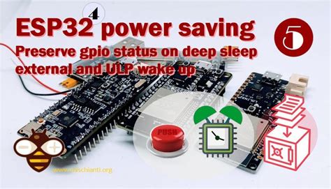 Esp32 Practical Power Saving Preserve Gpio Status External And Ulp Wake Up 5