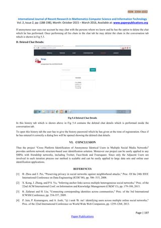 Avoiding Anonymous Users In Multiple Social Media Networks SMN PDF