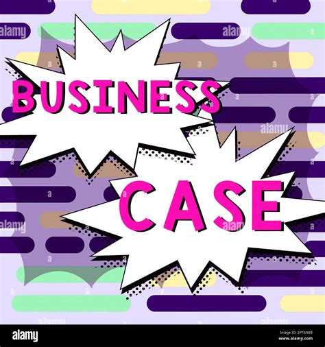 Text Sign Showing Business Case Business Concept Proposition