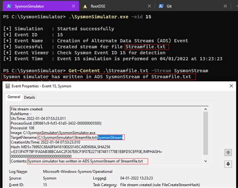 Understanding Sysmon Events Using Sysmonsimulator Rootdse