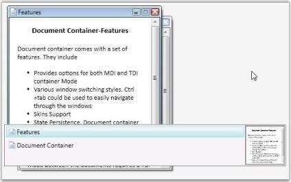 Setting Window Switchers In WPF Tabbed MDI Form Syncfusion
