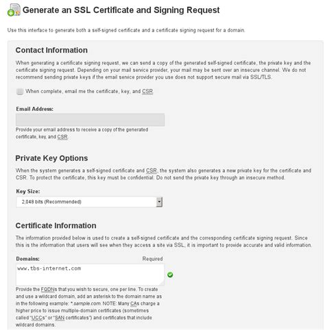 Generate A Csr With Whm 11 54 56