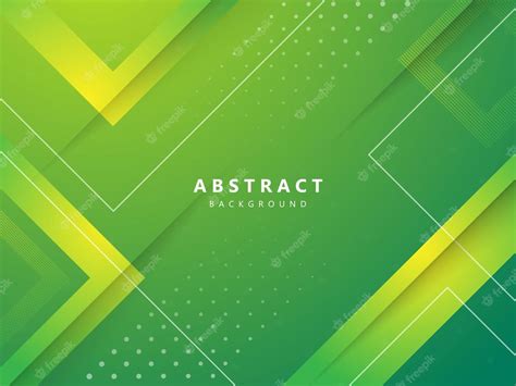 Premium Vector Modern Green Gradient Geometric Abstract Background