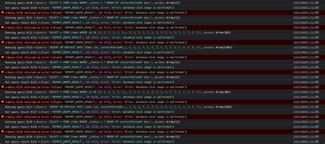 Database Disk Image Is Malformed Error Sometimes · Issue 30 · Jlongsterabsurd Sql · Github