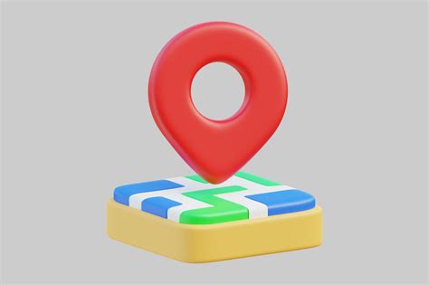 Map Pointer Above Interlocking Rectangular Blocks 3d Incl Blocks