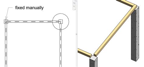 How To Force Beams Over Corner Columns Autodesk Community