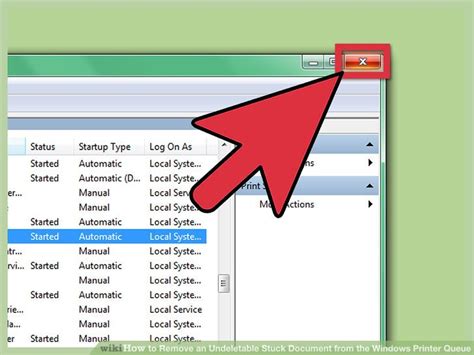 How To Remove An Undeletable Stuck Document From The Windows Printer Queue