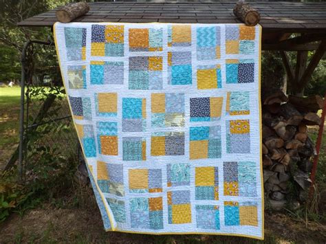 Kat And Cat Quilts Finished Split Nine Patch Quilt