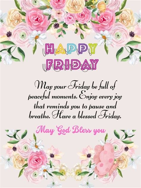 150 Beautiful Happy Friday Blessings And Prayers With Images