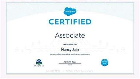 Salesforce Salesforceadministrator Salesforcecertification… Nancy Jain