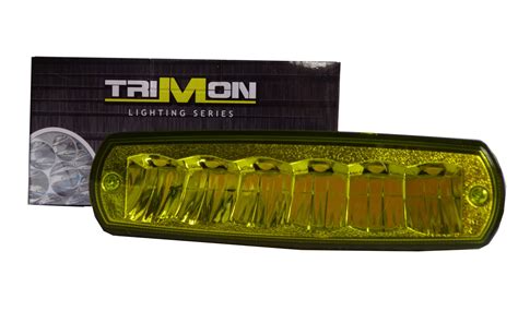Exploradora Lineal 6 Led Reflector 18 W Amarillo Trimon Lujos Y