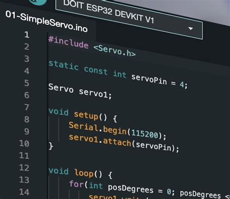 One And Multiple Servo Motor Control With Esp32 Development Board 8 Steps With Pictures
