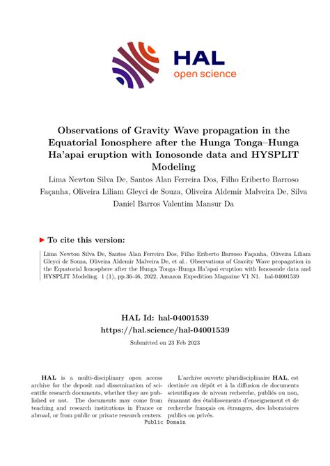 Pdf Observations Of Gravity Wave Propagation In The Equatorial