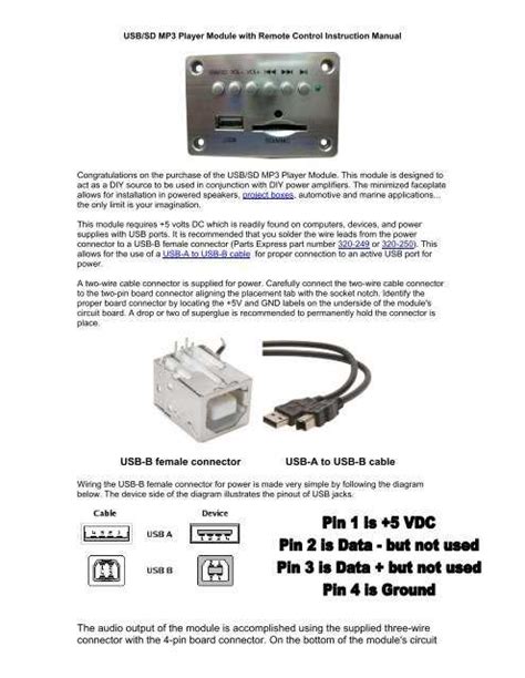 Usb Female Input Connector Pinout Explained And Illustrated