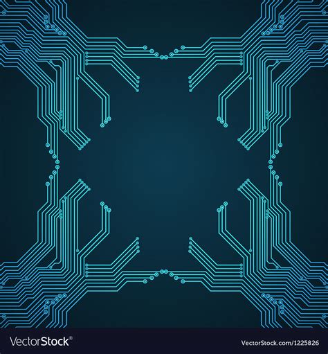 Circuit Board Background Royalty Free Vector Image
