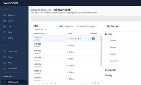 WebConnect Weincloud Support