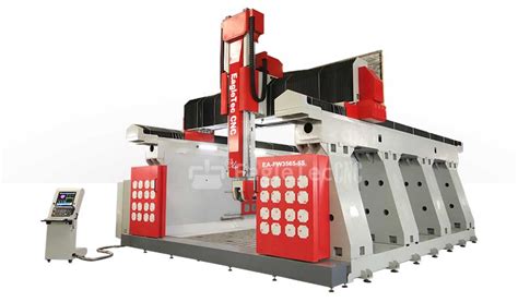Heavy Duty 5 Axis Cnc Router Machine For Foundry Pattern And Mold