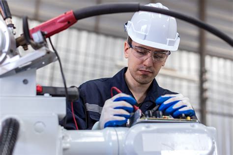 지능형 공장 산업의 엔지니어 또는 근로자 지능형 공장 산업에서 엔지니어 점검 및 제어 자동화 로봇 팔 기계 25 29세에 대한 스톡 사진 및 기타 이미지 Istock