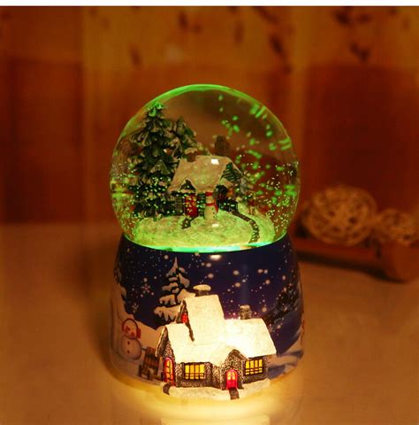 【楽天市場】クリスマスオルゴール スノードーム 音楽付き Led 発光 オルゴール クリスマス装飾 水晶玉 冬の風景 置物 可愛い オシャレ クリスマス飾り クリスマスデコレーション