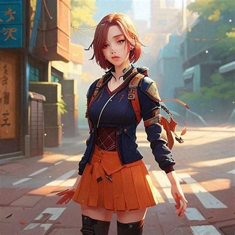 Japanese Girl Wearing Mini Skirt Free Ai Art Generator