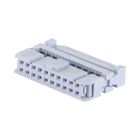 2 54mm Pitch Idc Connector Black Female Socket Flat Cable Fc Socket 6 64pin Buy Pin Idc