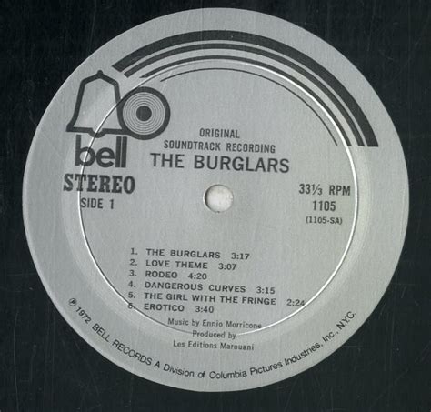 Yahooオークション A00532427lpエンニオ・モリコーネ「the Burgla