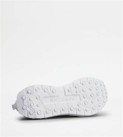 Man White No Code J In Technical Fabric And Leather Xxm07i0fy8064q12b001 Tods