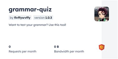 grammar quiz cdn by jsdelivr a cdn for npm and github