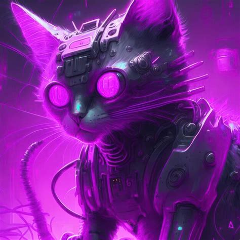 Premium Ai Image Technology Cat