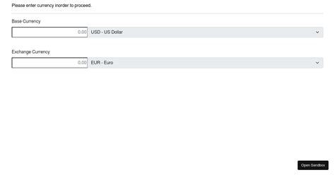 React Example Forked Codesandbox