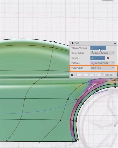 edit by curve command and improvements to pull command autodesk