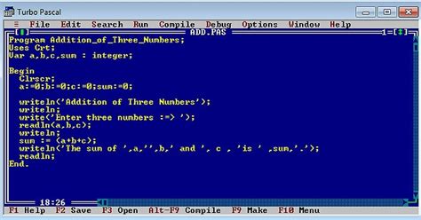 Free Programming Source Codes And Computer Programming Tutorials Addition Of Three Numbers In