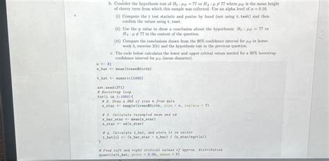 Solved T Test For A Single Population Mean Exercise 2 Chegg Com