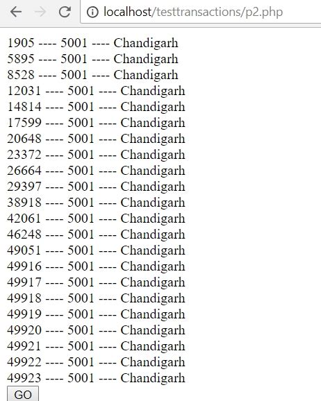 Php Transactions On Multiple Connection Data Integrity Fails While