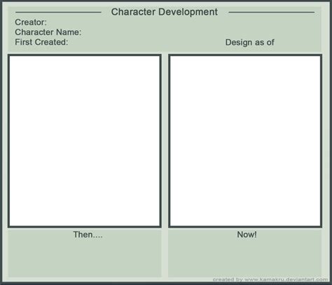 Character Development Meme By Kamakru On Deviantart