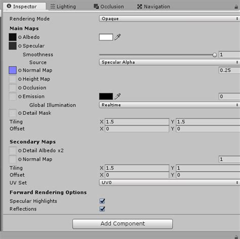 Unity 54 Forward Rendering Options In Standard Shader Unity Engine