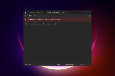 Leak Shows That The Windows Notepad Will Also Feature Tabs