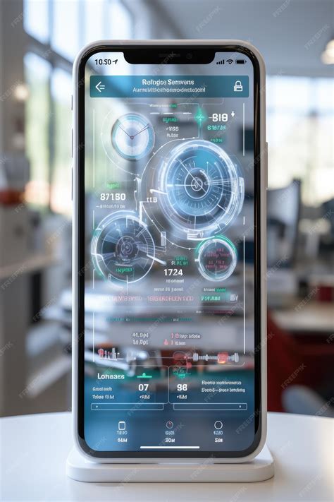 Premium Ai Image Healthcare App Ui Mockup Generate A Userfriendly Ui Mockup For A Healthcare