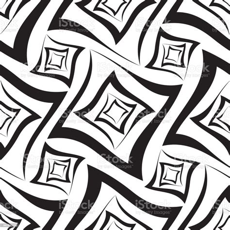 매끄러운 기하학적 패턴 신혼여행 중인 혼혈의 젊은 군인커플 흑백 0명에 대한 스톡 벡터 아트 및 기타 이미지 0명 검은색 기하 Istock