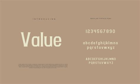 우아한 알파벳 문자 글꼴 및 숫자 클래식 레터링 최소한의 패션 디자인 타이포그래피 모드 프리미엄 벡터