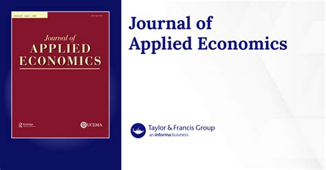 Applied Econometrics Section Journal Of Applied Economics