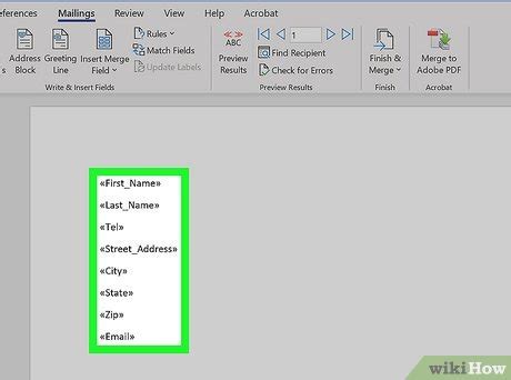 How To Mail Merge In Microsoft Word Step By Step Guide