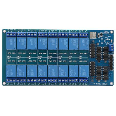 5V 16 Way Relay Control Module Board Relay Interface Board Optocoupler Protection Interface