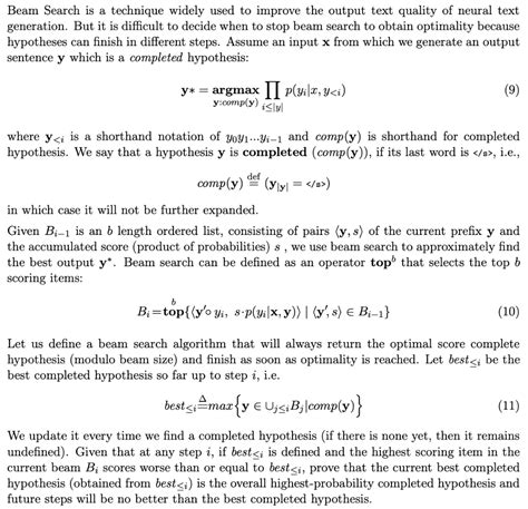 Beam Search Is A Technique Widely Used To Improve The Chegg Com
